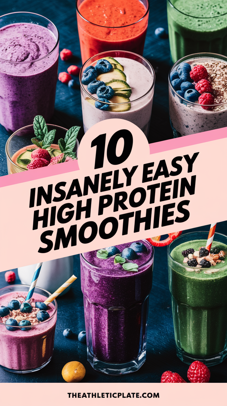 10 Delicious High Protein Smoothie Recipes You Have to Try!